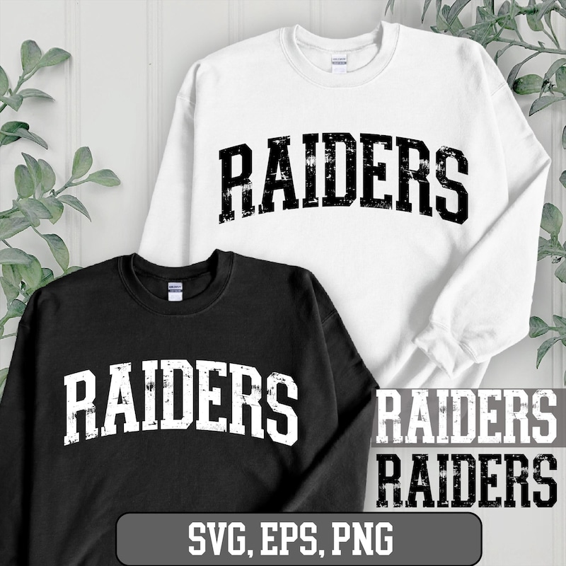 Distressed Raider Svg - Etsy