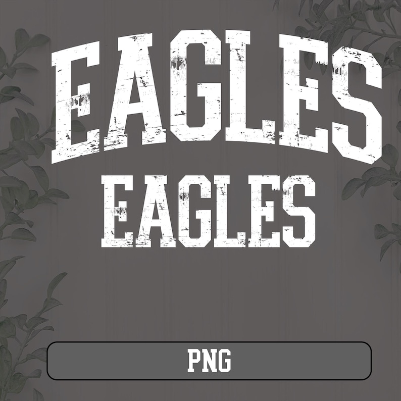 Eagles SVG PNG, Eagles Distressed Png, Eagles Mascot Svg, Eagles Cheer ...