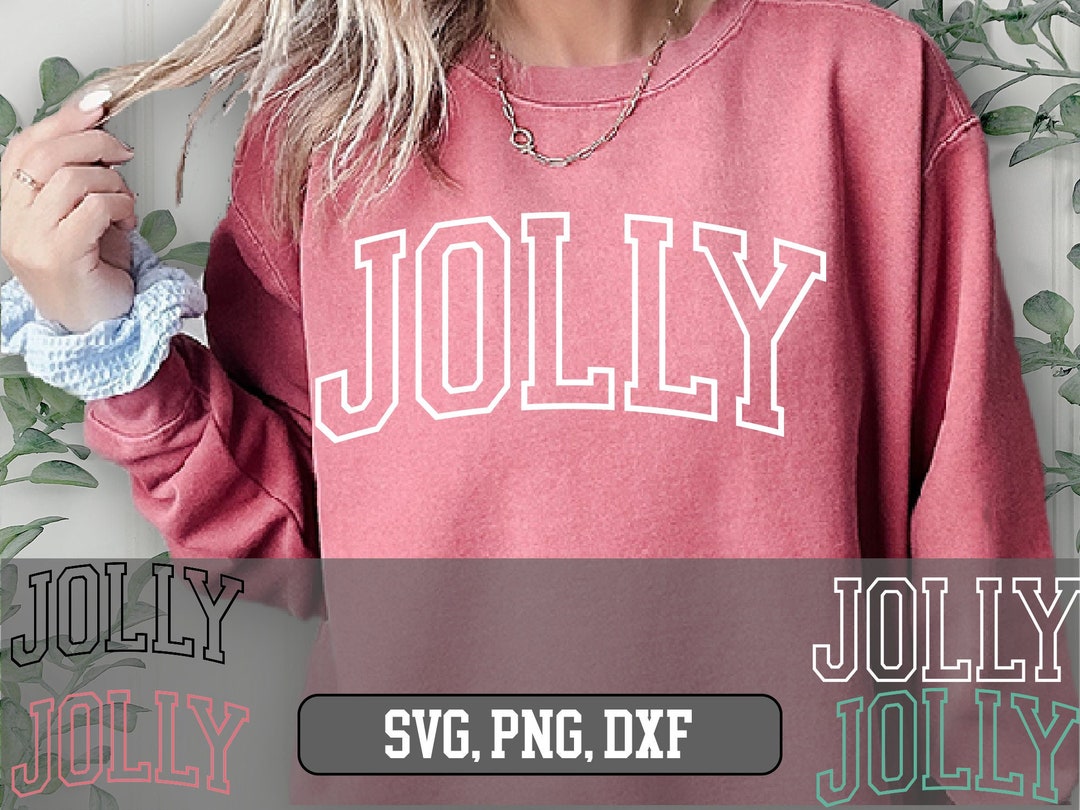 Jolly Svg, Jolly PNG, Merry Christmas Svg, Canva Cameo Silhouette ...