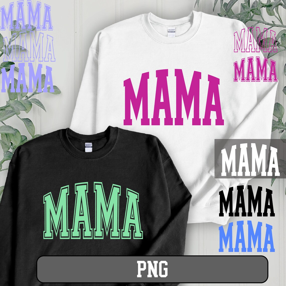 Mama Png Bundle, Mama Png, Mama Png File, Mama Arched, Mom Png, Mom Png ...