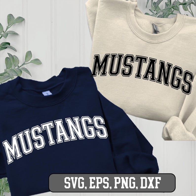 Mustangs SVG Png Eps Dxf, Mustangs Varsity Png, Mustangs Mascot Svg ...