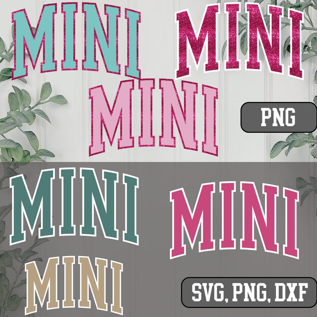 MINI Varsity Arched Svg, MINI Png, Mini Svg, Mini Svg File, Mini Svg ...