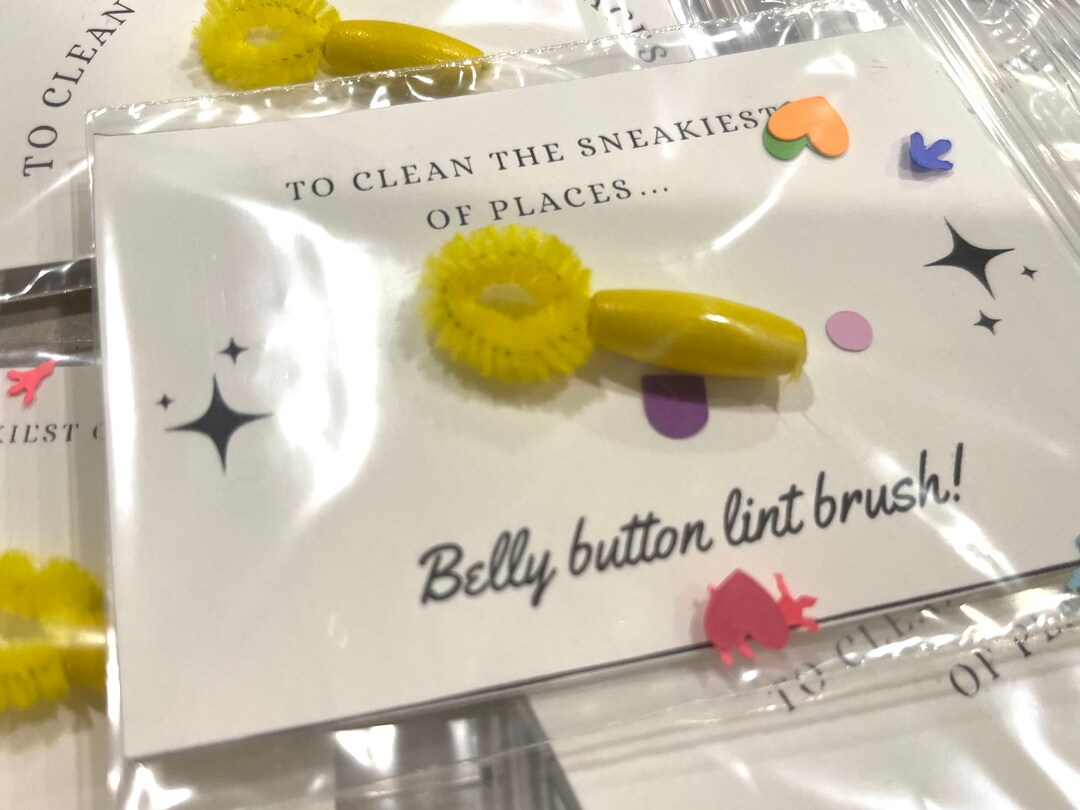 Funny Belly Button Lint Brush: Gag Gift, Stocking Stuffer - Etsy