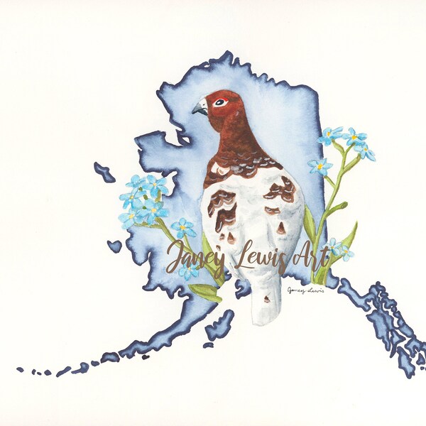 Willow Ptarmigan - Etsy