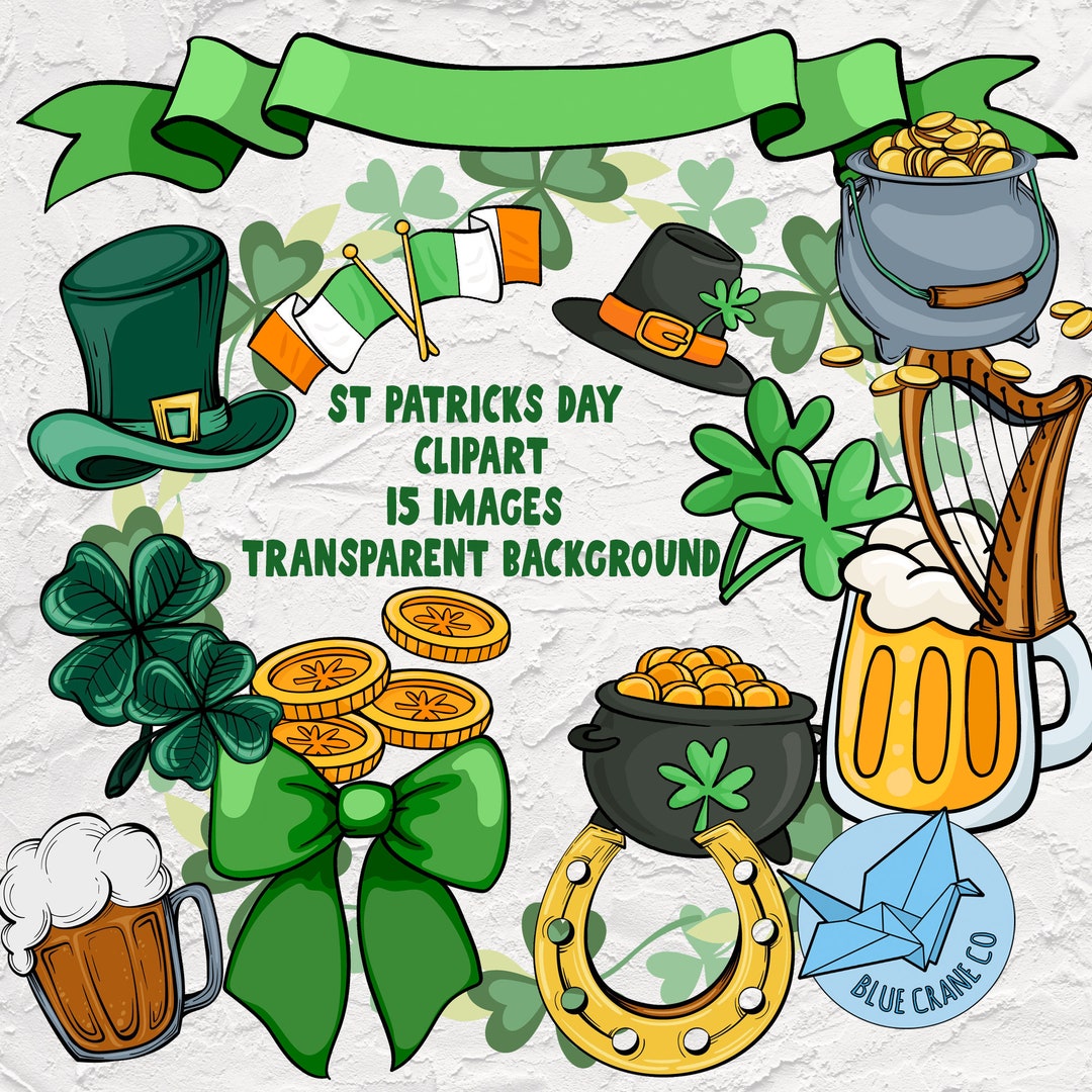 St Patricks Day / March / Paddys Day Clipart - Instant Download ...