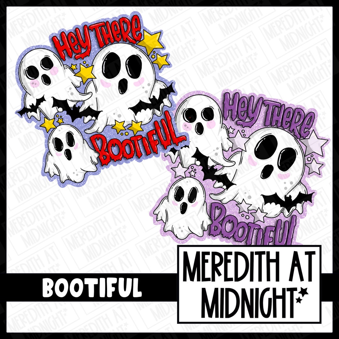 Boo- Tiful Halloween Quote Ghost Clipart - Instant Download - Cute ...