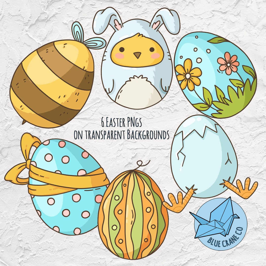 Easter Eggs Clipart - Instant Download - Easter Clipart - Commercial ...
