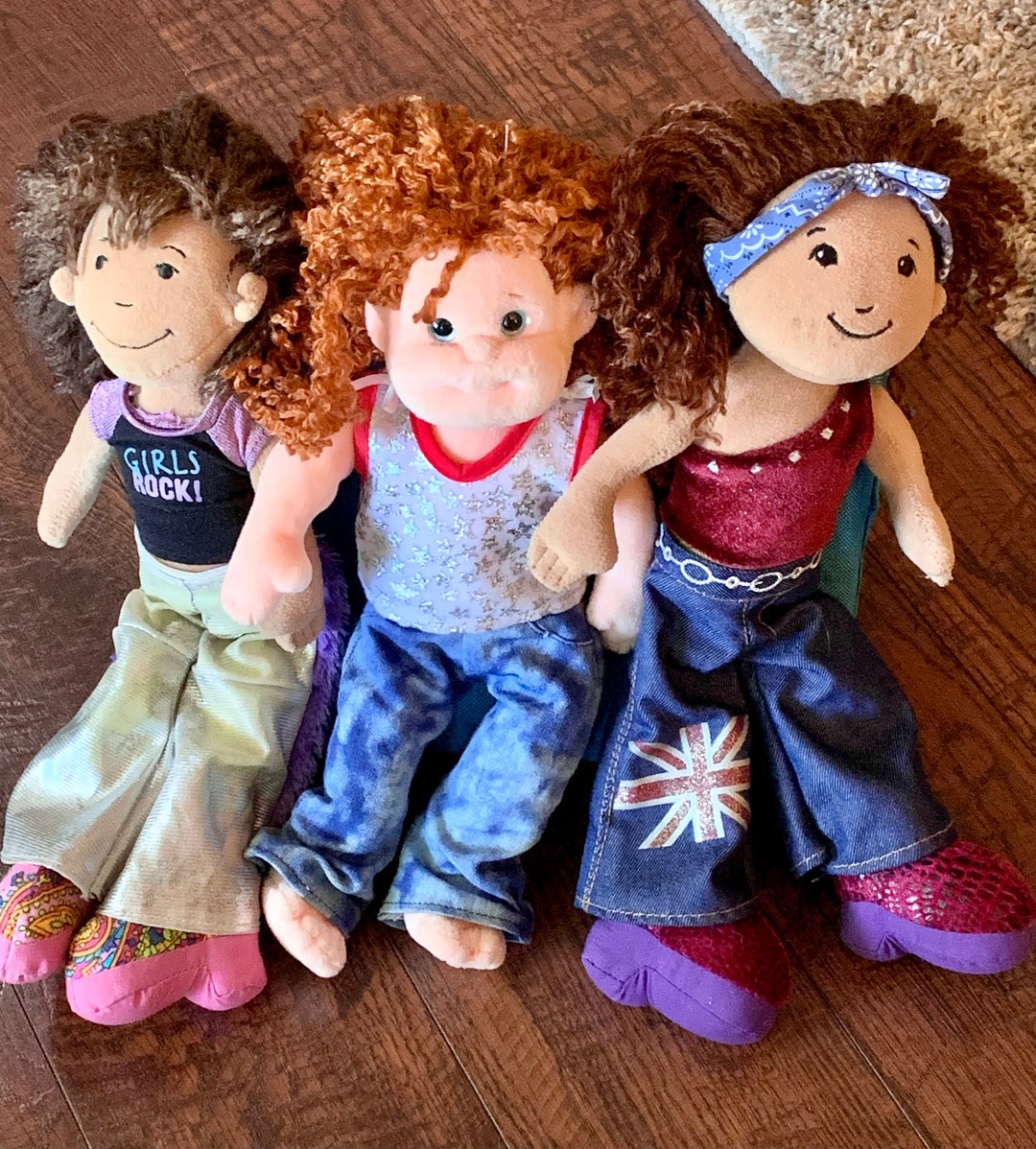 Set of 3 Plush Dolls - Etsy