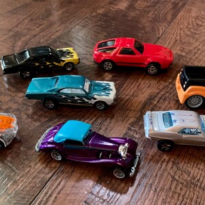 Set of 7 Metal Dicast Toy Cars - Etsy