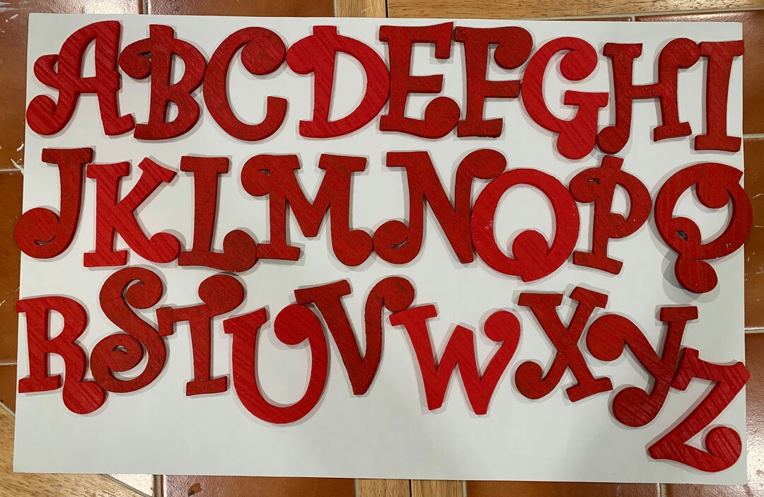 Foam Alphabet Letters - Etsy