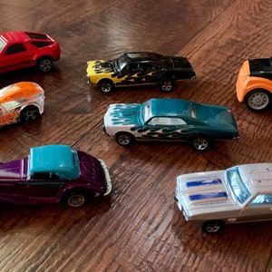 Set of 7 Metal Dicast Toy Cars - Etsy