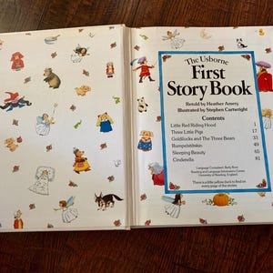 The Usborne First Story Book - Etsy