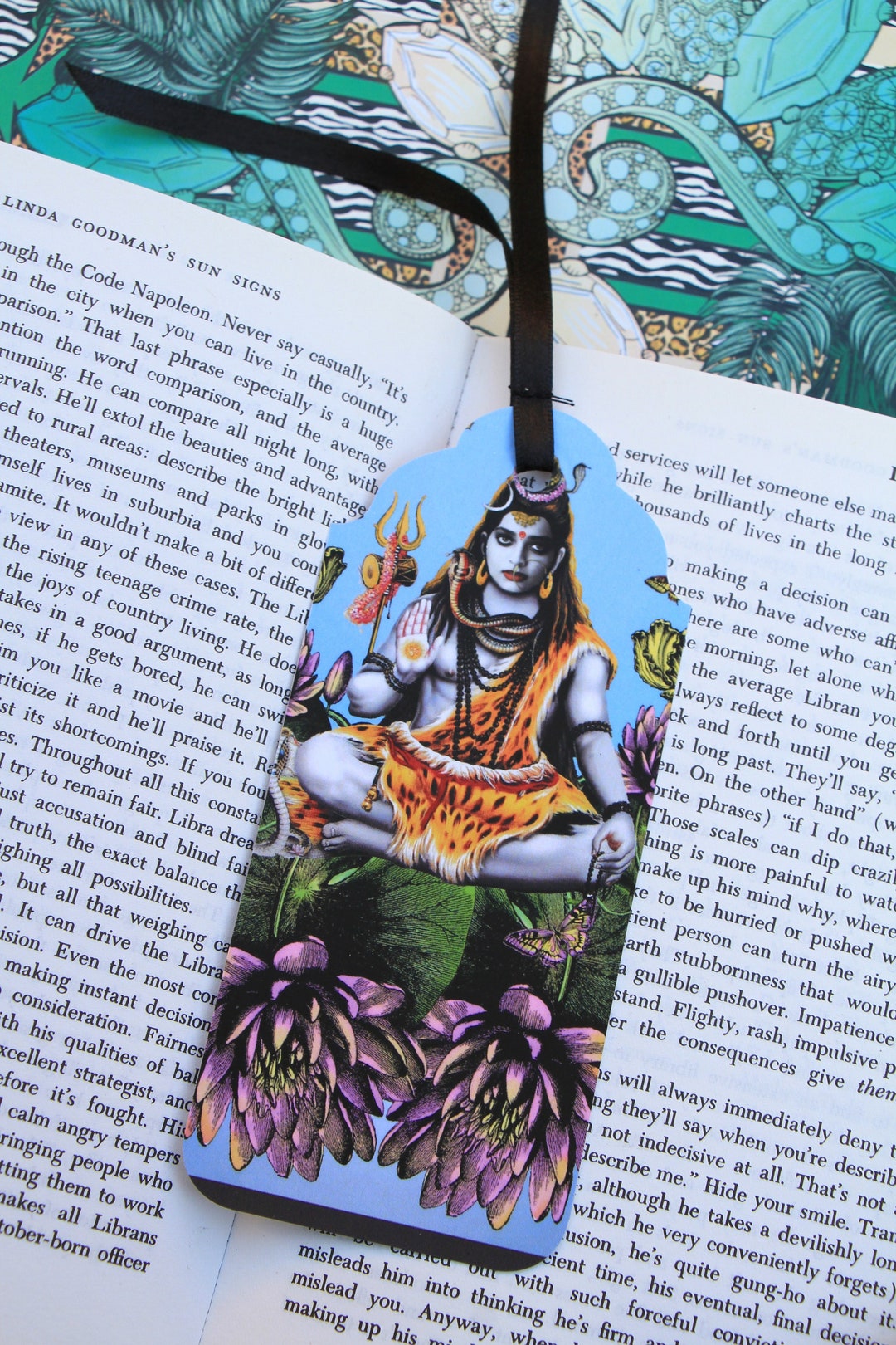 Shiva Indian God Artist Bohemian Bookmark / Gift Present Tag by ...