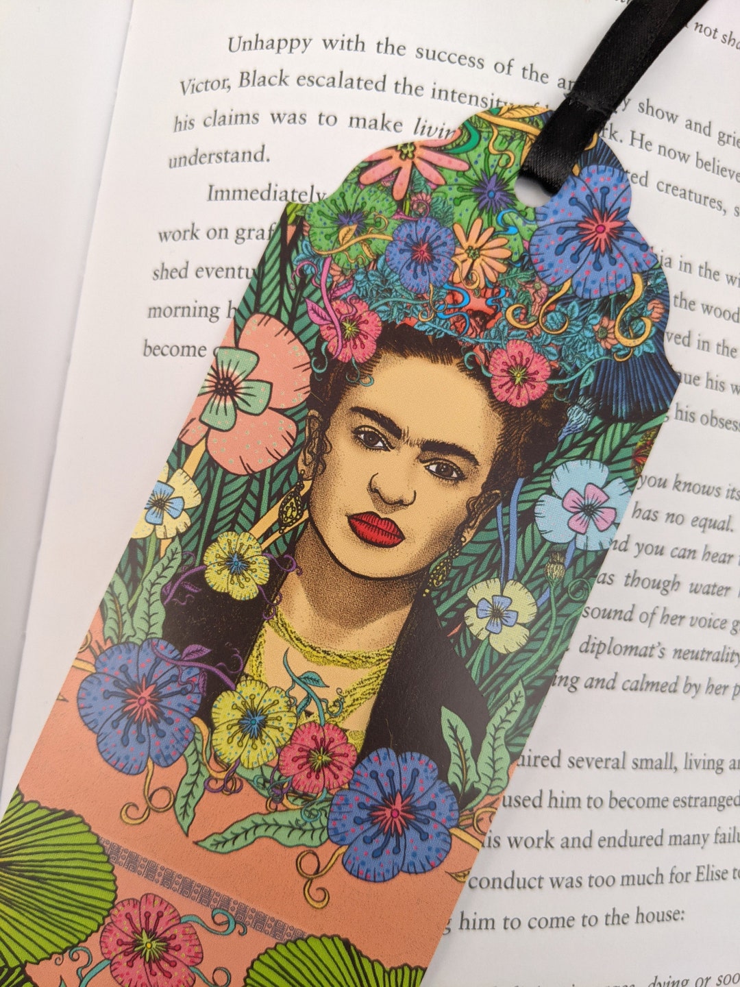 Frida Kahlo Artist Bohemian Bookmark by Illustration Artist Msdre - Etsy UK
