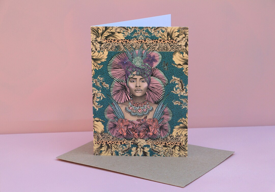Jamaican Queen Nanny of the Maroons Msdre Greetings Card A6 Printed in ...