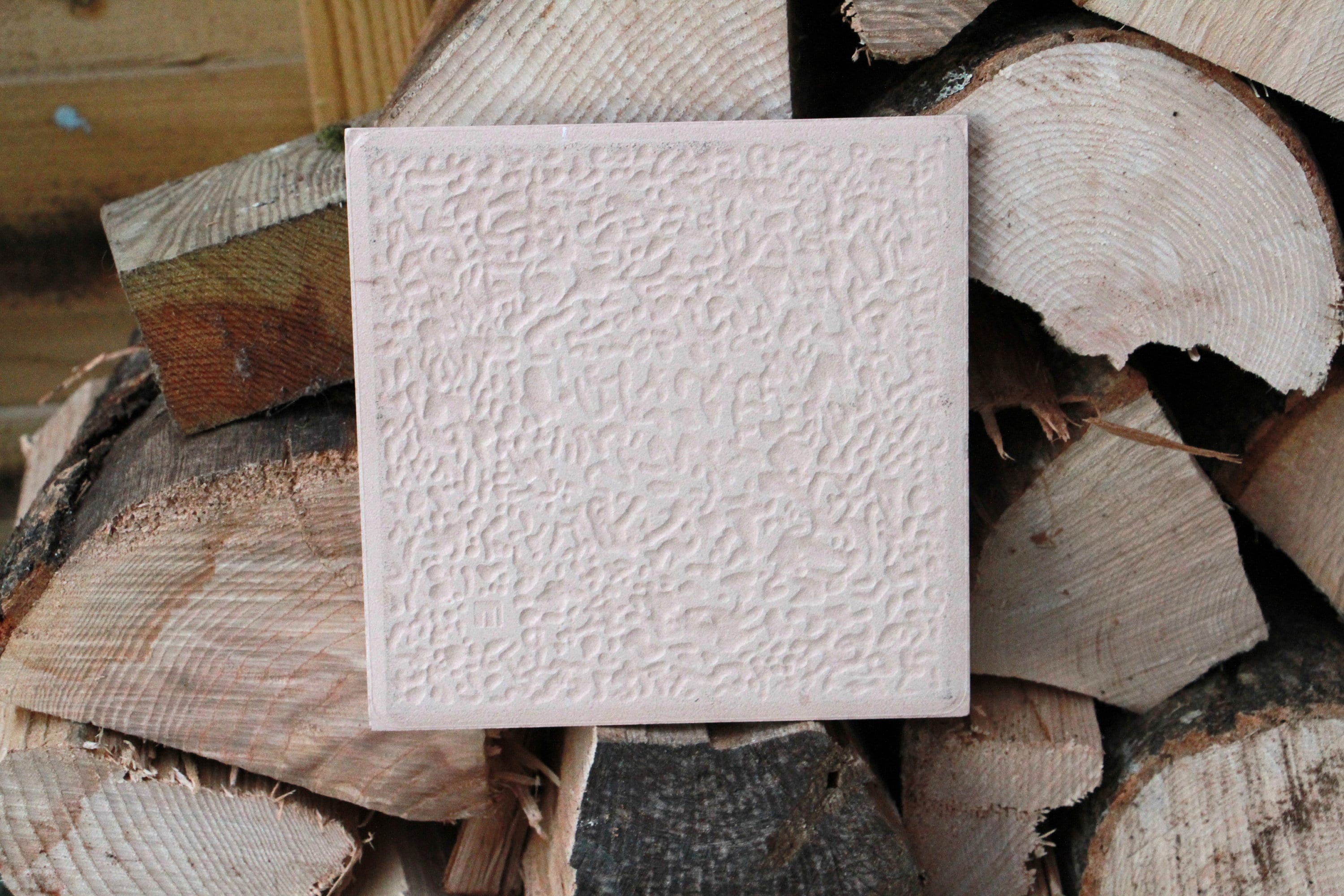 Medusa Pastel Pink Goddess Floral Decorative Ceramic Tile - Etsy