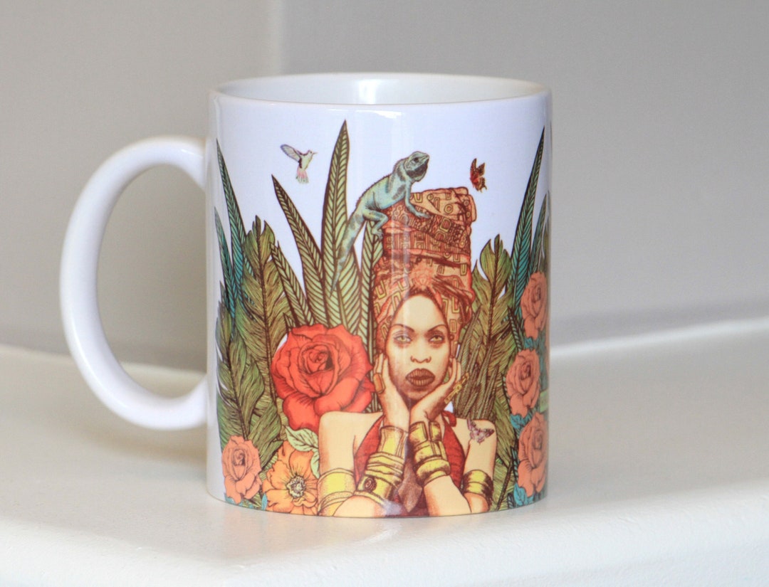 Erykah Badu's Garden Black Goddess Mug Goddess Cup by Illustration ...