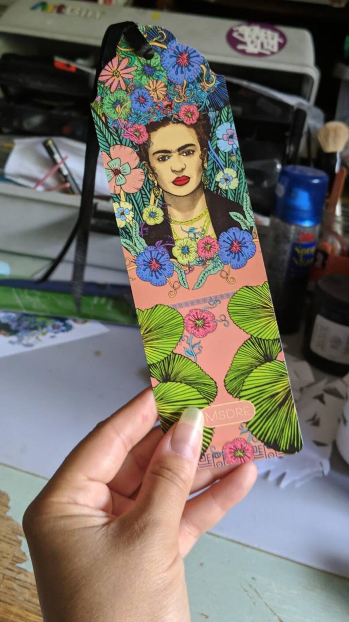 Frida Kahlo Artist Bohemian Bookmark by Illustration Artist | Etsy