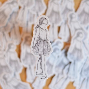 Degas' Little Dancer Vinyl Sticker - Etsy