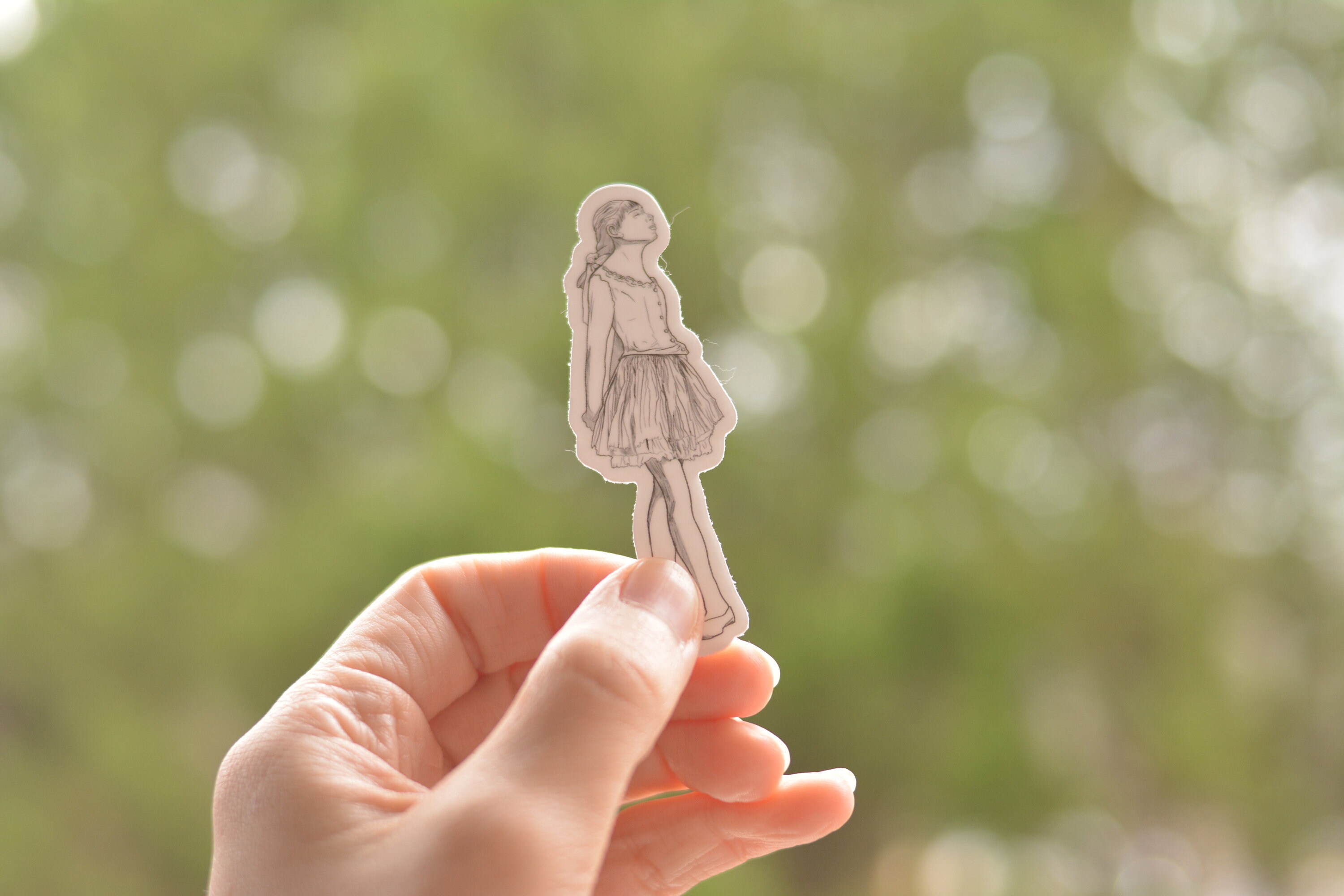 Degas' Little Dancer Vinyl Sticker - Etsy