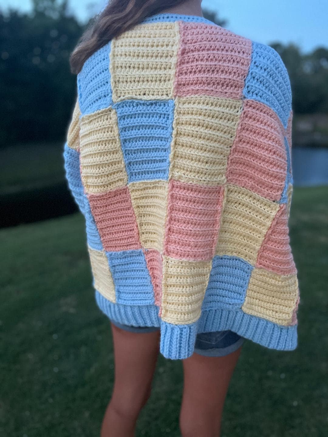 Crochet Patchwork Cardigan - Etsy