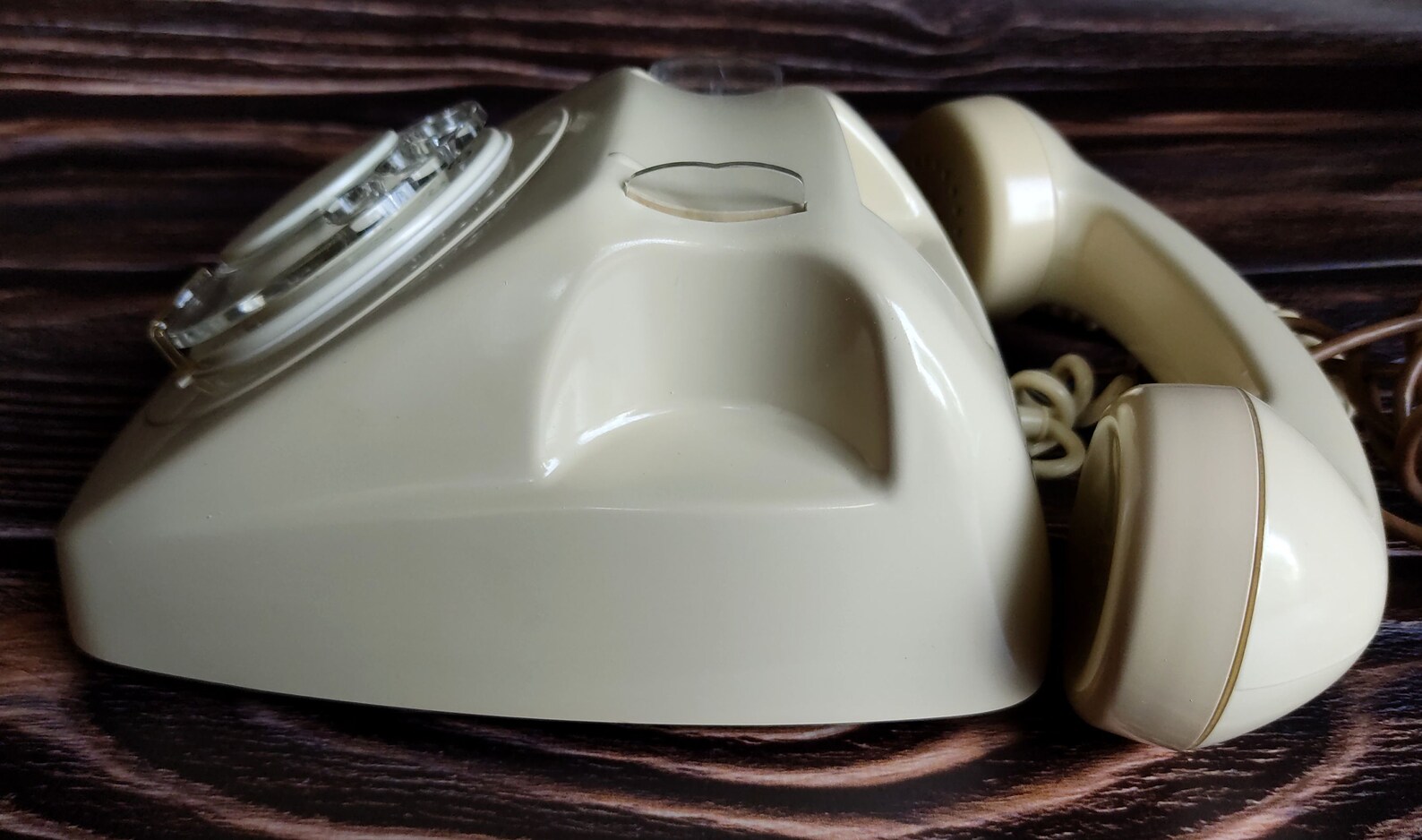 Vintage Rotary Telephone Old Beige Telephone Soviet Landline - Etsy