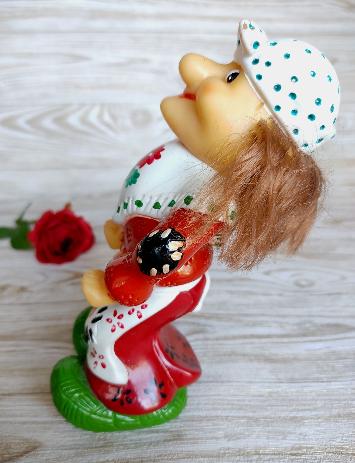 Vintage Rubber Toy Baba Yaga Ukrainian Fairy-tale Character - Etsy