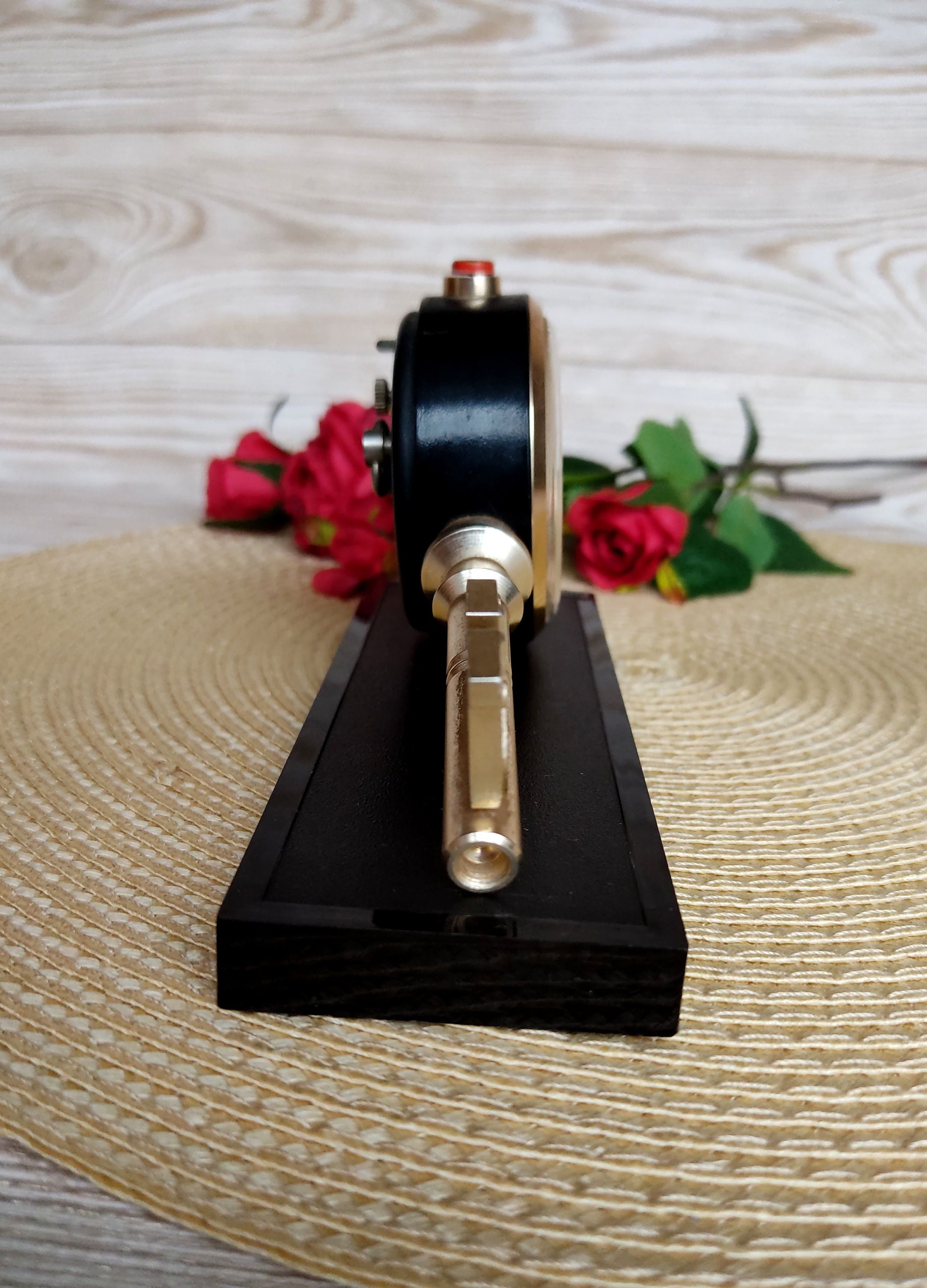 Vintage Table Clock Slava Clock Key Table Clock With Alarm - Etsy