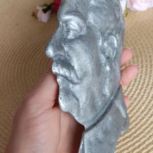 Vintage Metal Bas-relief of Stalin Profile of Joseph Stalin the Figure ...