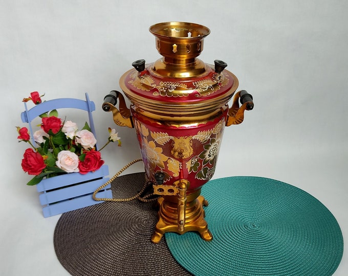 ELECTROSAMOVAR. Samovar, Hand Painted. Samovar Painted by Hand ...