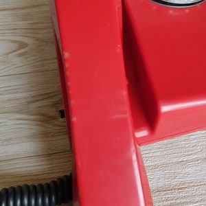 Old Rotary Dial Telephone Vintage Red Phone Retro Telephone Red Desktop ...