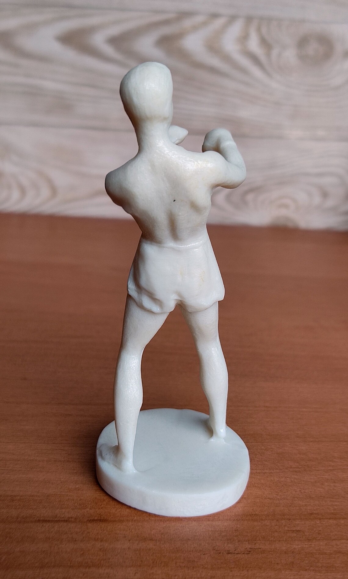 Vintage Figurine Boxer Statuette Boxer Small Plastic Sculpture - Etsy