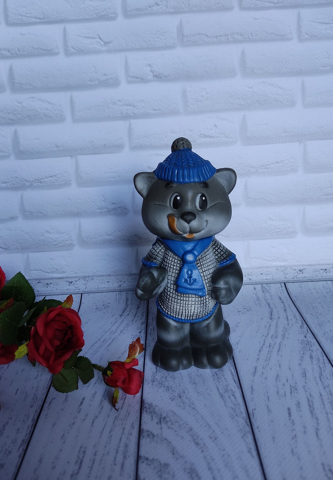 Vintage Rubber Toy Cat Matroskin Cat Matroskin Vintage Toy Rubber Toy ...