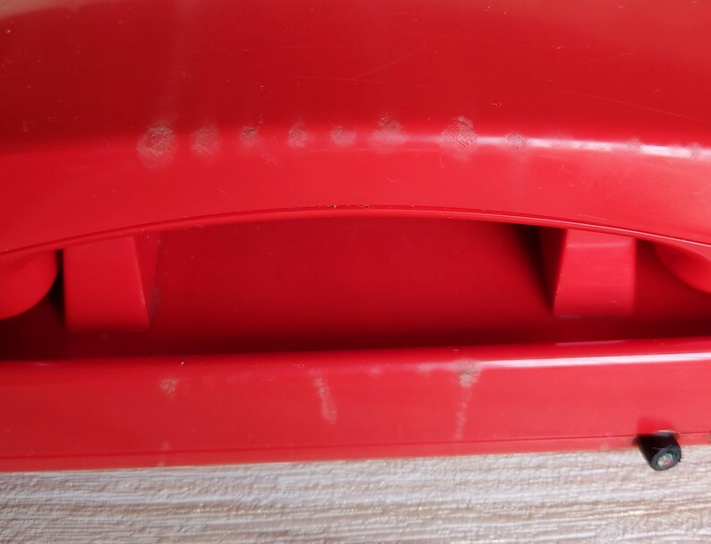 Old Rotary Dial Telephone Vintage Red Phone Retro Telephone Red Desktop ...