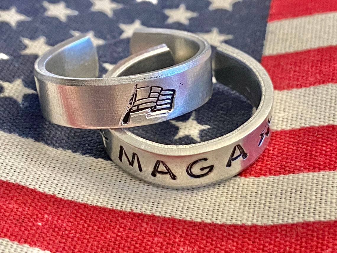 MAGA Ring / Make America Great Again Ring/ Trump Support Ring - Etsy
