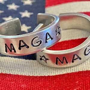 MAGA Ring / Make America Great Again Ring/ Trump Support Ring - Etsy