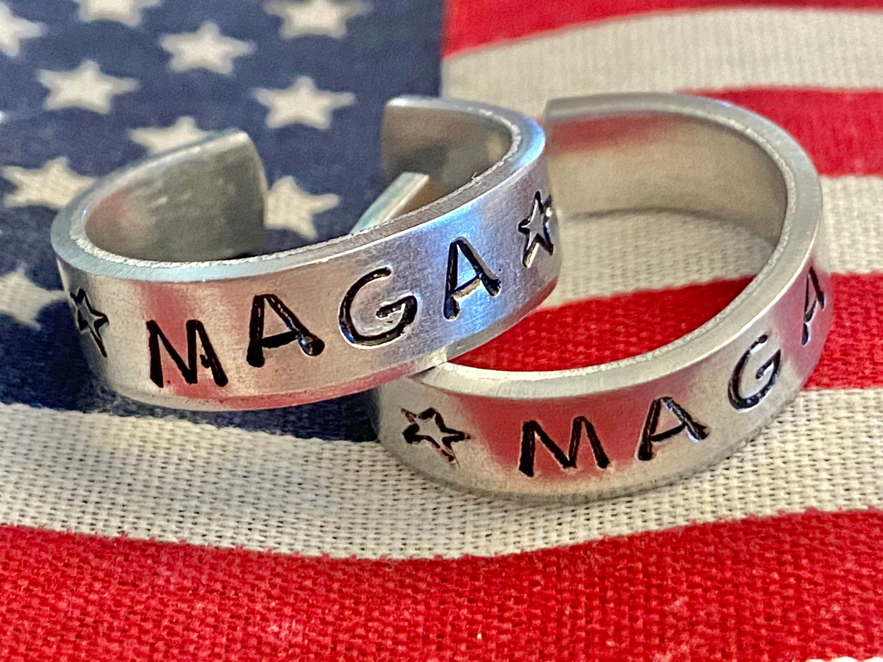 MAGA Ring / Make America Great Again Ring/ Trump Support Ring - Etsy