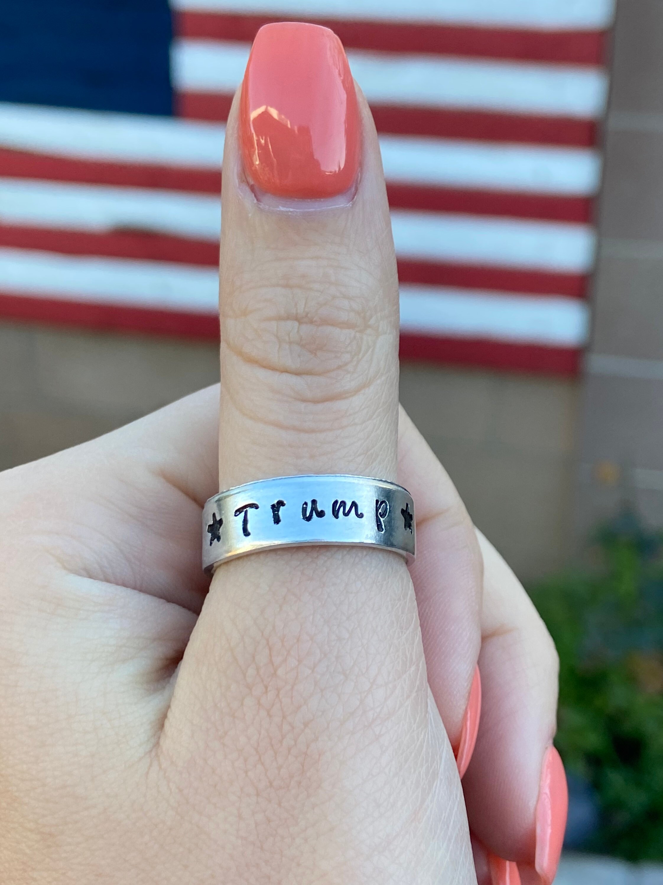 MAGA Ring / Make America Great Again Ring/ Trump Support Ring - Etsy