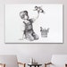Banksy Superhero Nurse Canvas Print, Game Changer Graffiti Wall Art - Etsy