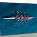 Rowing Canvas Print Rowing Poster Water Sport Wall Art Team - Etsy