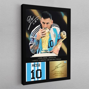 LIONEL MESSI 10, Inspirational Wall Art, Messi Poster, Pop Culture Icon ...