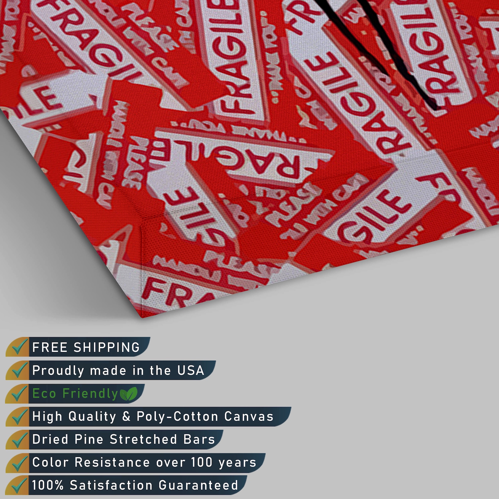 Famous Fragile ''LOVE YOU'' CANVAS Print | Etsy