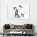 Banksy Superhero Nurse Canvas Print, Game Changer Graffiti Wall Art - Etsy