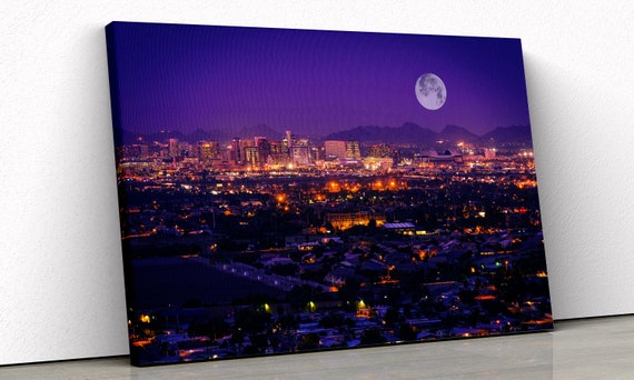 Phoenix Arizona Skyline Night
