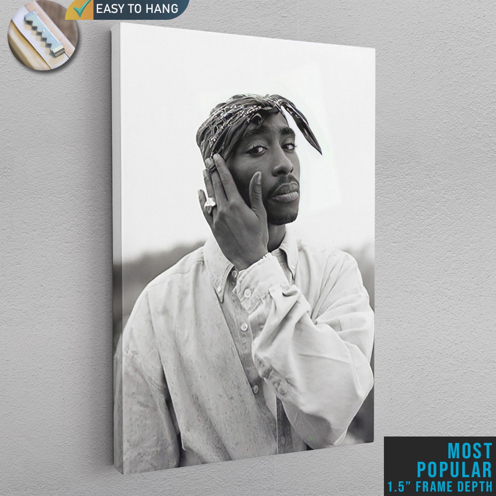 TUPAC Wall ART Rapper Star Hip Hop Print Art Tupac Shakur | Etsy