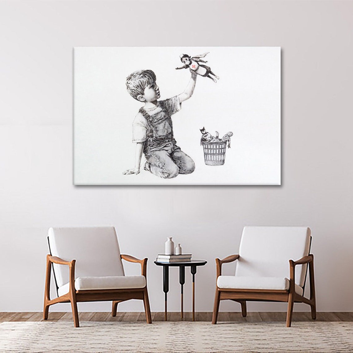 Banksy Game Changer Superhero Nurse Poster, Super Nurse Hospital Famous ...