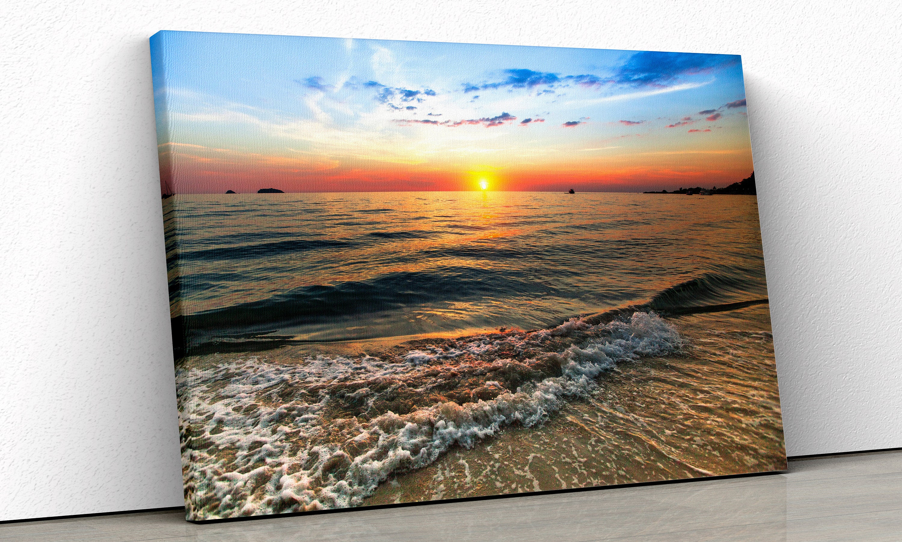 Sunset Over Water Printable - Etsy