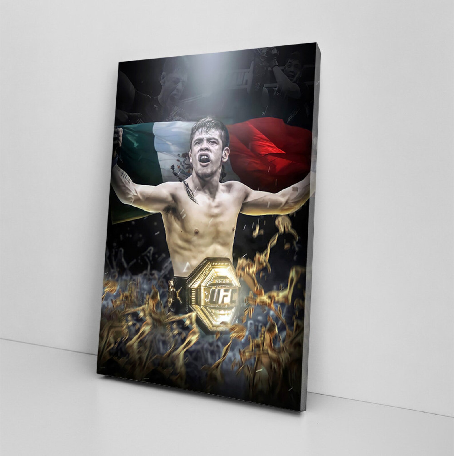 First Mexican-born UFC Champion Wall Art, MMA Legends High Quality ...