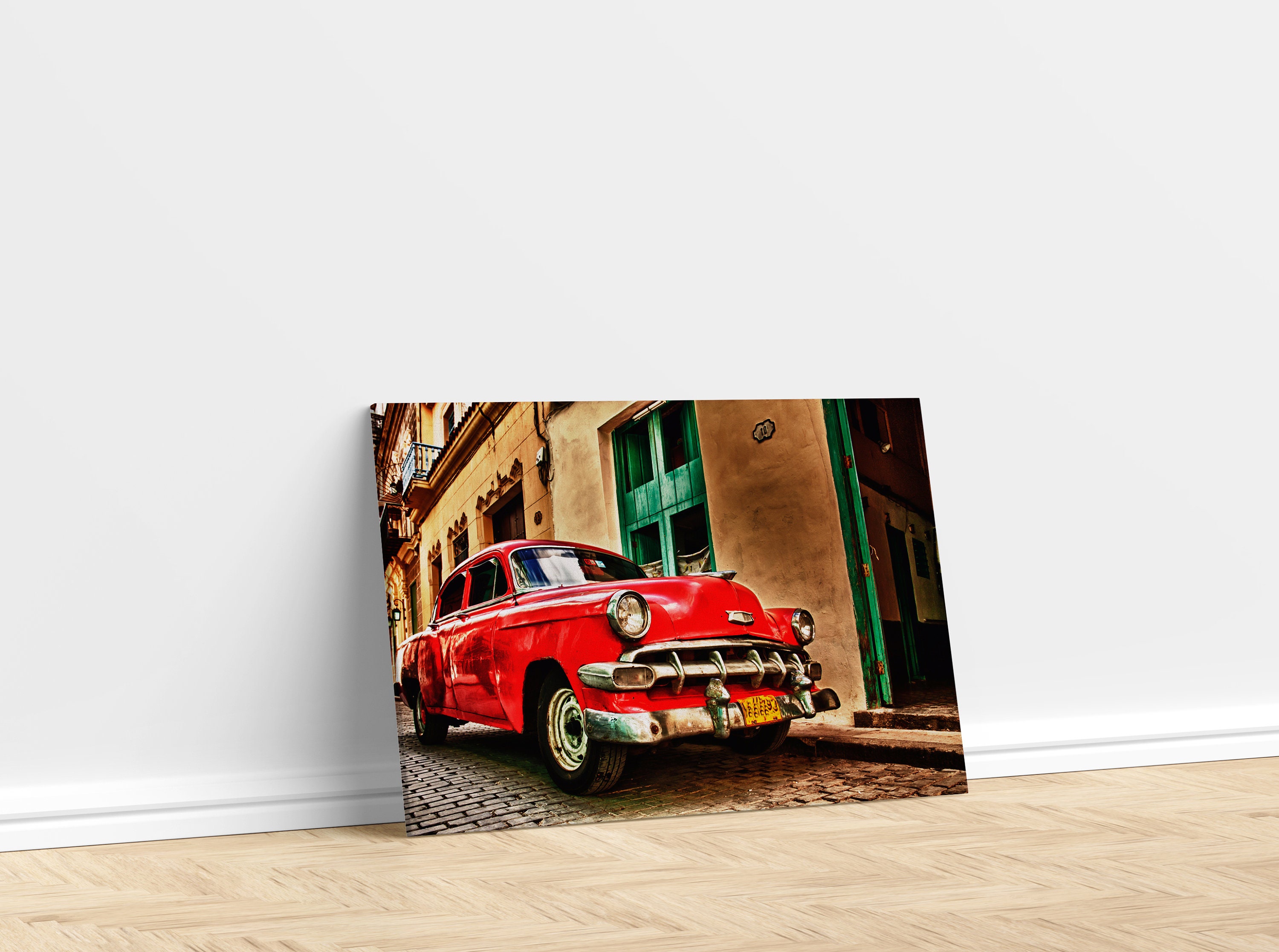 Cuba Art Old Car Vintage Car Decor Classic Car Retro Car - Etsy