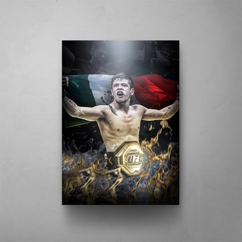 Brandon Moreno UFC Champion Canvas Wall Art, Mexican MMA Legend - Etsy